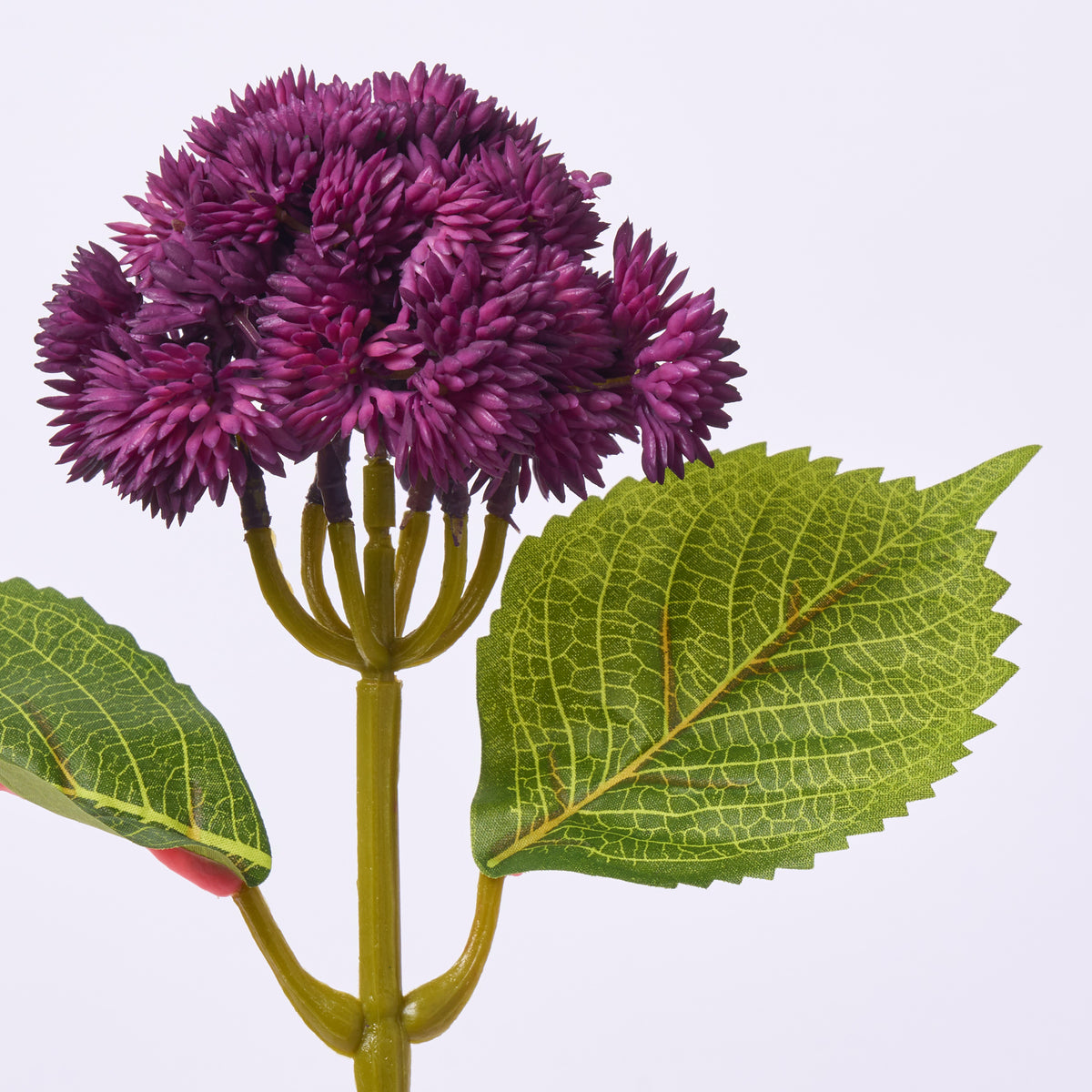 Plum Purple Sedum Ball & Leaf Foliage Spray - 15" – Darby Creek Trading