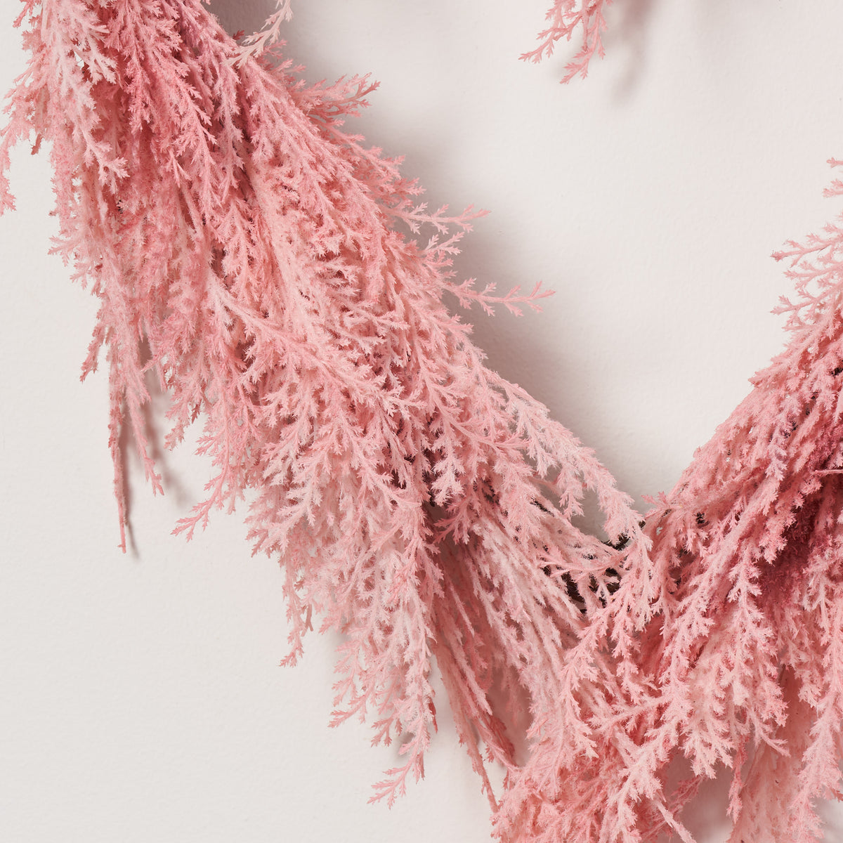 Pink Plume Pampas Grass Heart Wreath Everyday Valentines Day Decor Darby Creek Trading