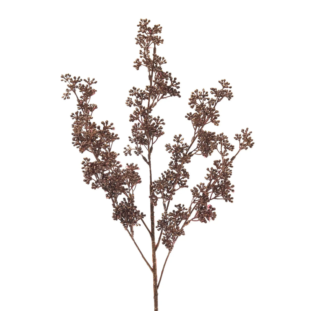 Bronze Glitter Seed Branch Spray - 25" - Darby Creek Trading