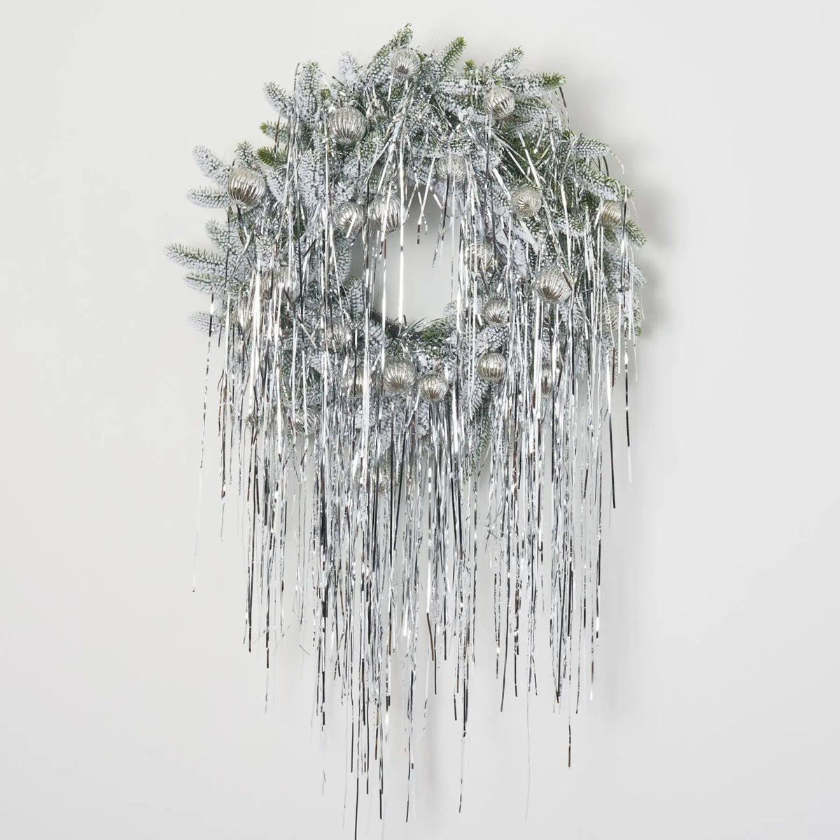 Retro Holiday Glamour - Silver Draped Tinsel with Mini Mercury Look Or ...