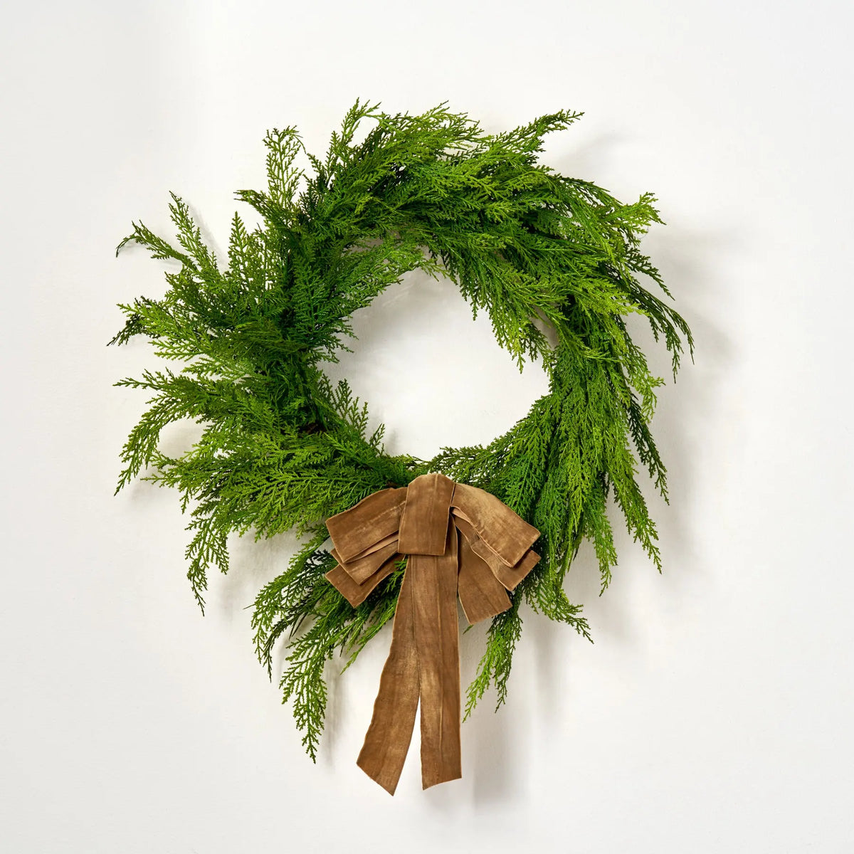 Chestnut Brown Velvet Lux Hand-Tied Drape Loop Bow - Darby Creek ...