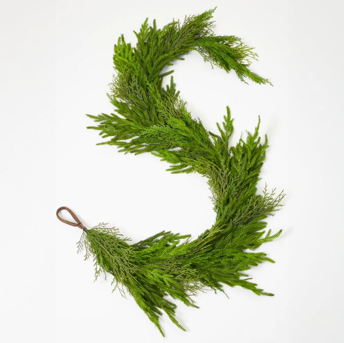 Deluxe Real Touch Winter Greenery with Cypress, Norfolk & Pine Christm ...