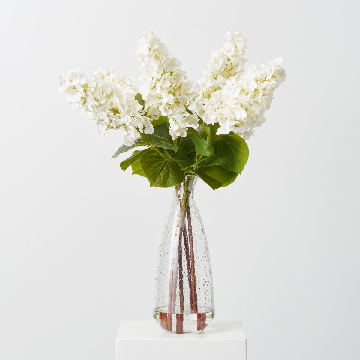 Real Touch White Panicle Cone Hydrangea Blooms Everyday Centerpiece Wa ...