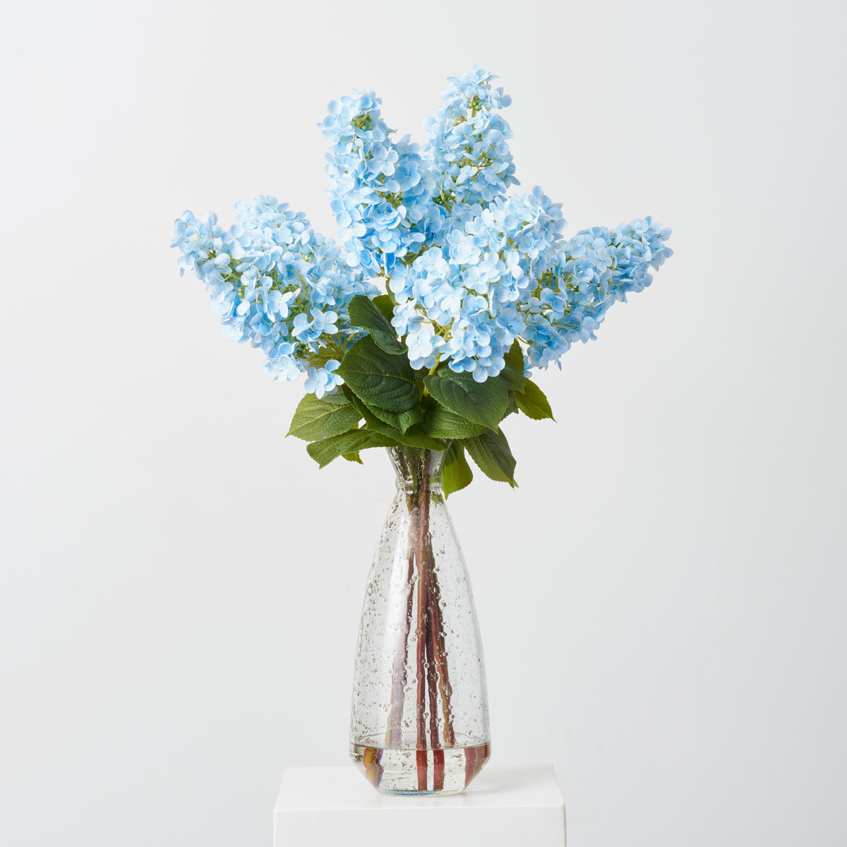 Real Touch Light Blue Panicle Cone Hydrangea Blooms Everyday Centerpie ...