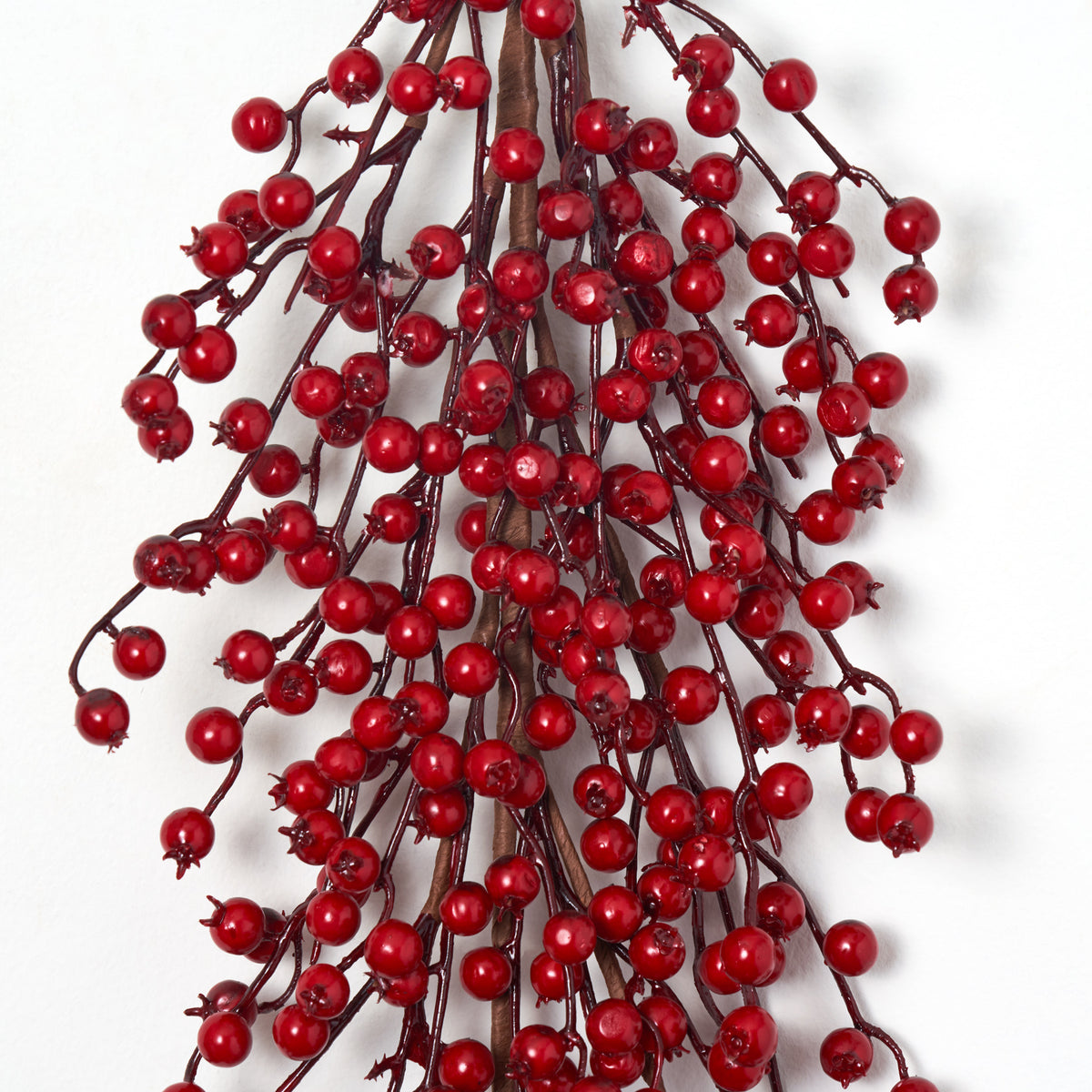 Deluxe Waterproof Red Berry Winter Teardrop Holiday Swag Christmas Dec ...