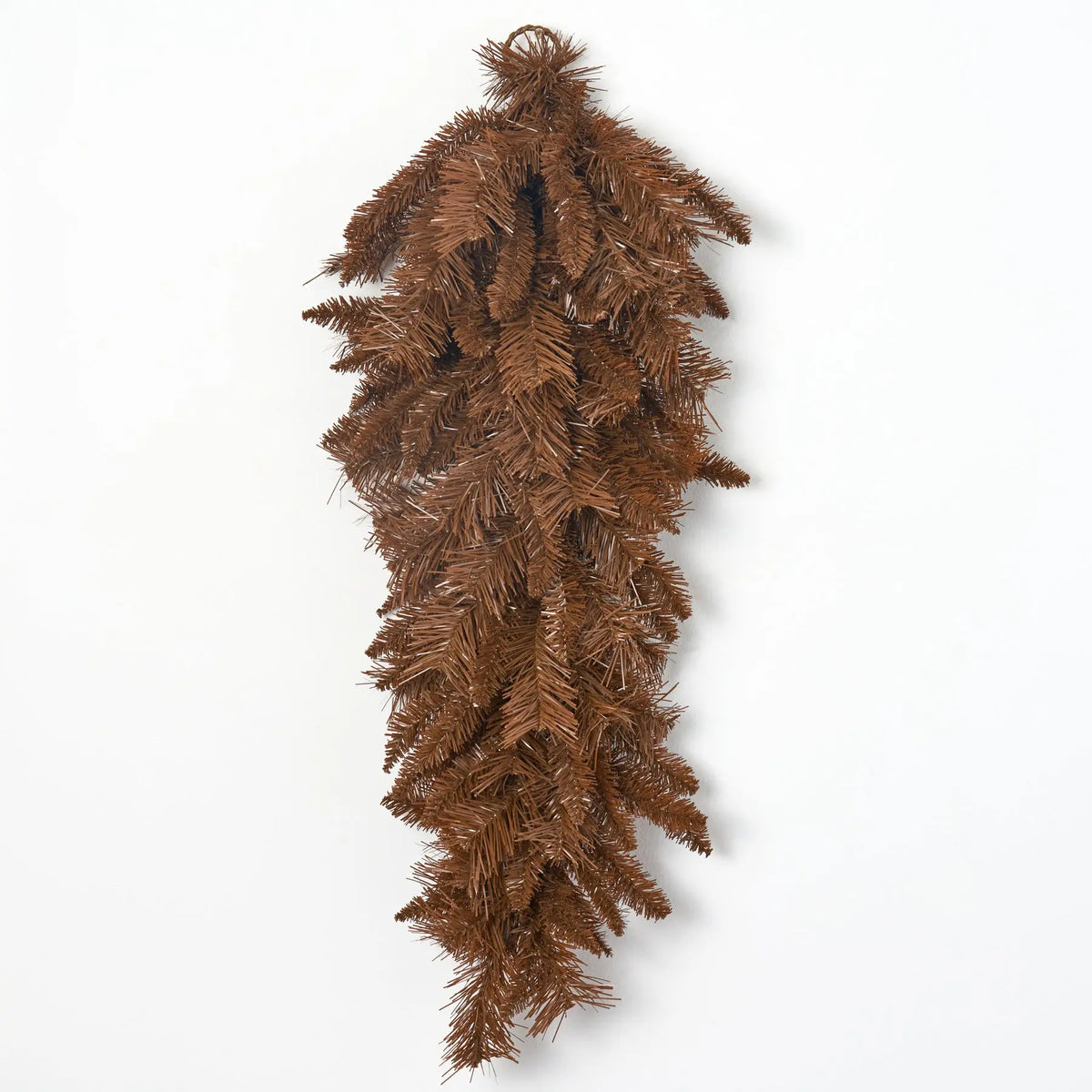 Deluxe Brown Pine Needle Large Teardrop Fall Swag Base – Darby Creek ...