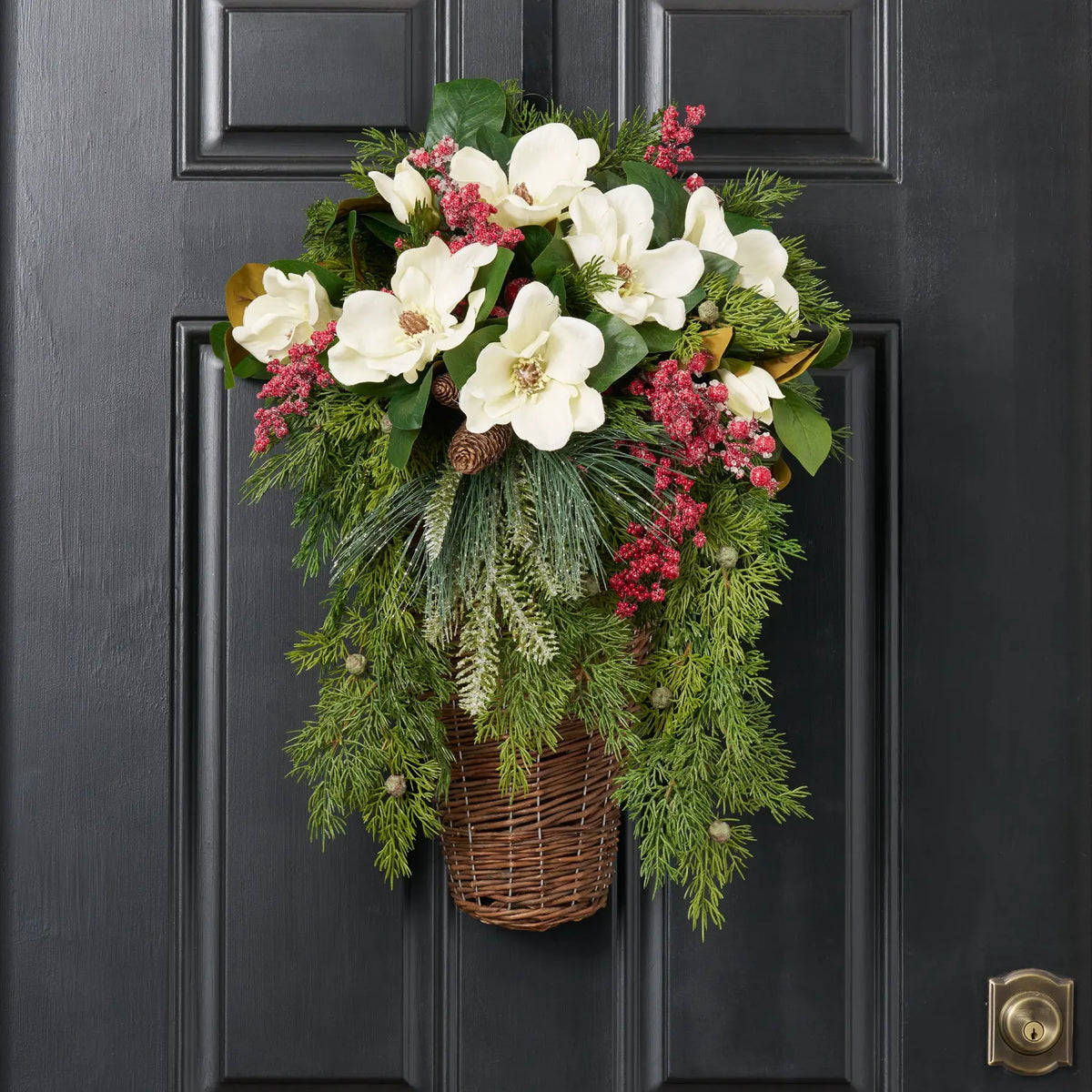 The Holiday Home - Magnolia Blossom, Juniper, Berry, & Long Needle Pin ...