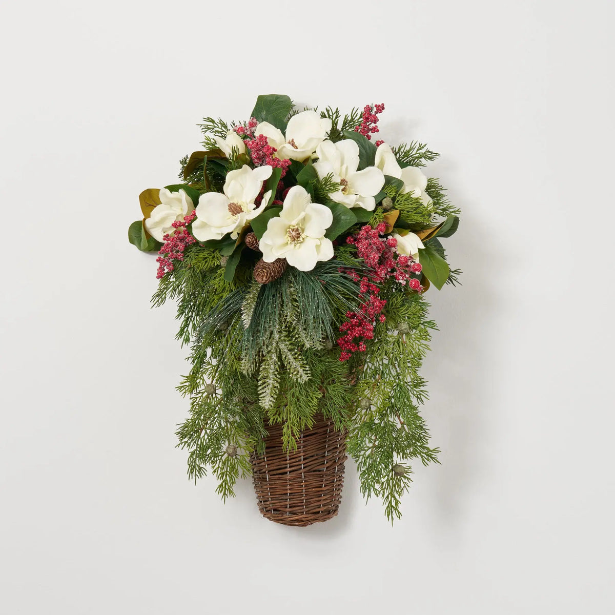 The Holiday Home - Magnolia Blossom, Juniper, Berry, & Long Needle Pin ...
