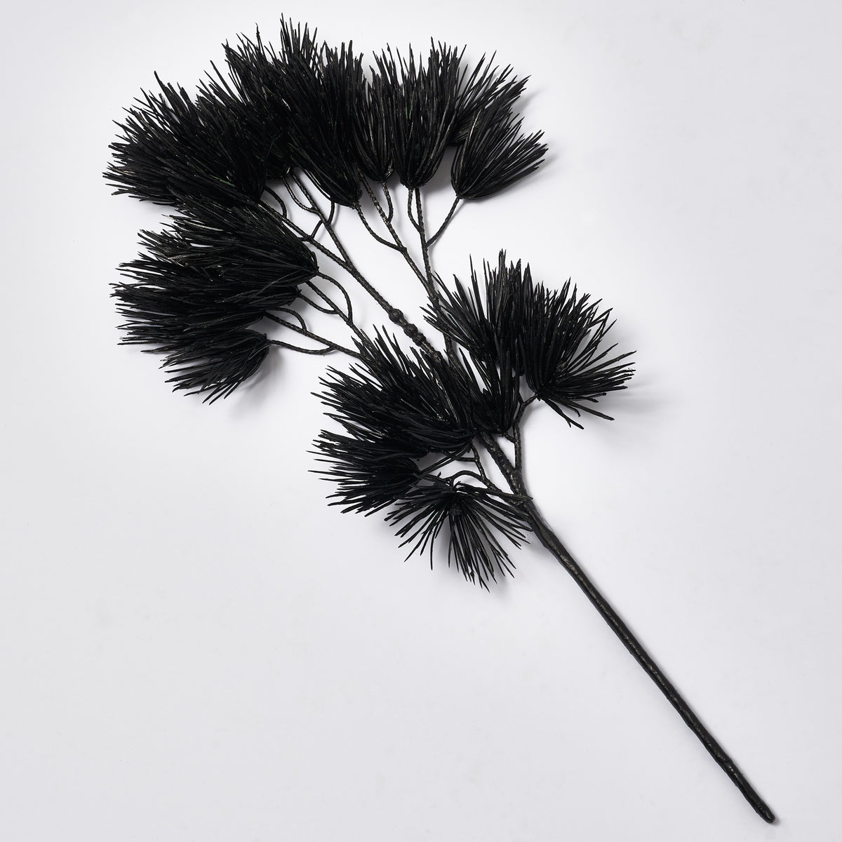 Wispy Black Pine Needle Spray Deluxe Faux Botanical - 28" – Darby Creek ...