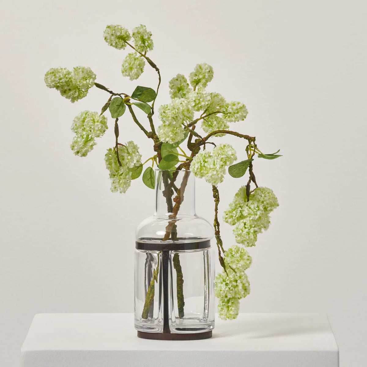 Green Mini Viburnum Everyday Spring Faux Foliage Stem Spray - 15 ...