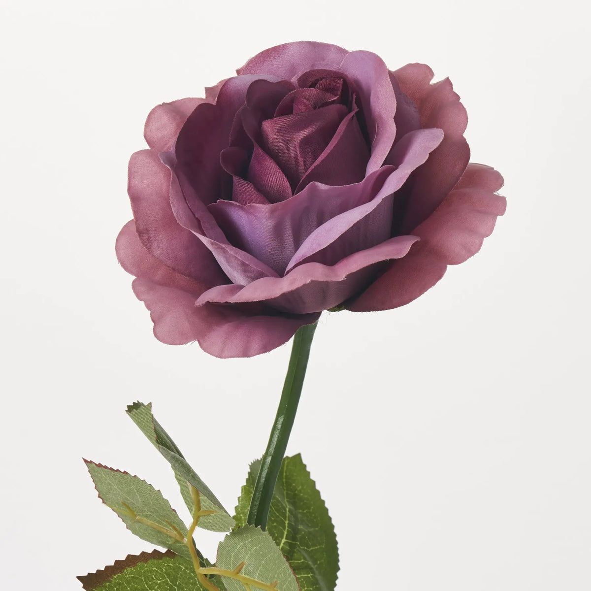 Mauve Rose Bloom Single Long Stem Faux Floral Spray - 24" – Darby Creek ...