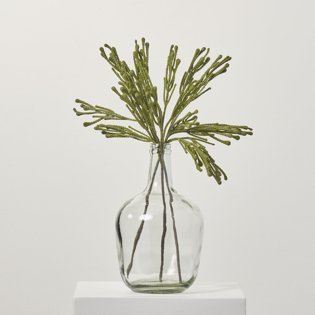 Real Touch Berzelia Berry Spray Faux Everyday Greenery Stem - 19 ...