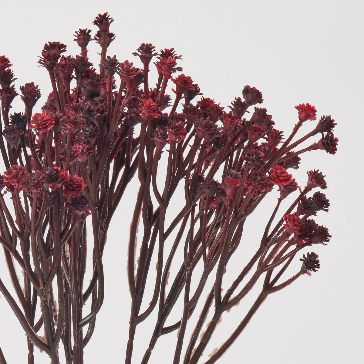 Autumn Burgundy Red Fall Mini Blossom Bush Bouquet - 15" - Darby Creek ...