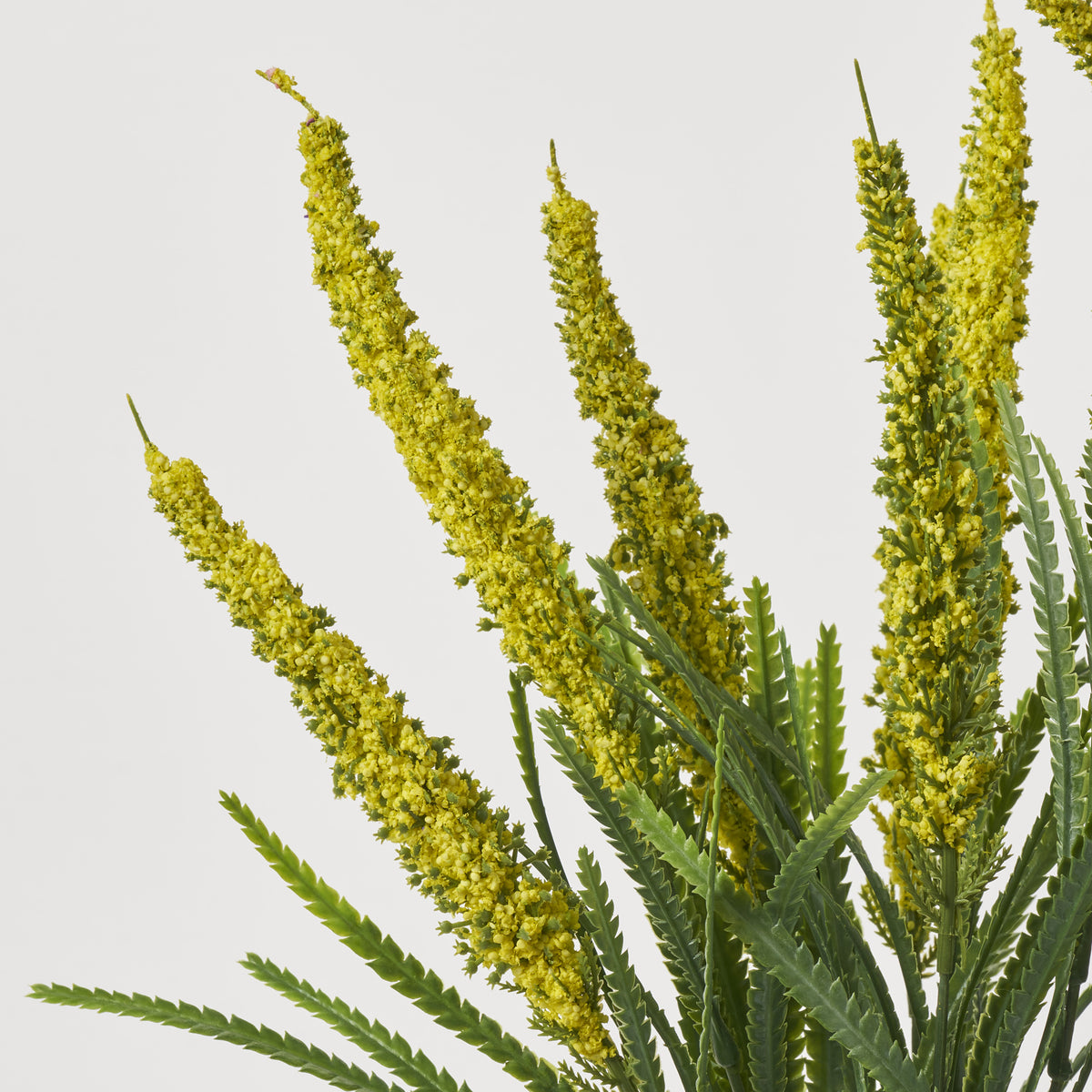 Yellow Heather Spray Faux Stem Bouquet - 20" – Darby Creek Trading