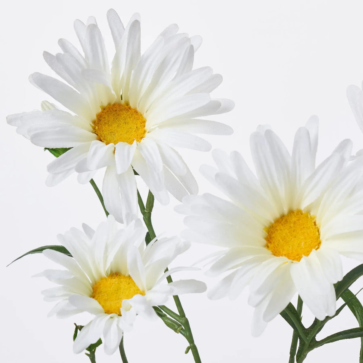 White Bloom & Bud Silk Aster Daisy Stem Branch Spray - 29" – Darby ...