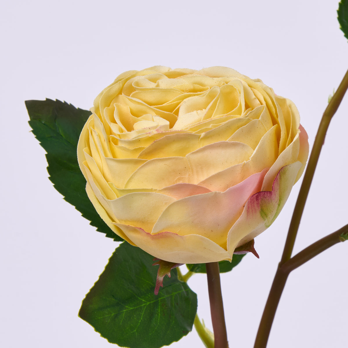 Real Touch Climbing Floribunda Yellow Rose Vining Bloom Branch Spray ...