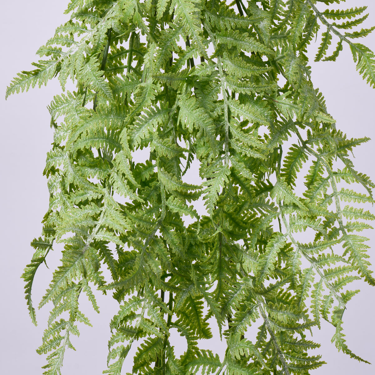 Real Touch Grey Green Hanging Fern Vine Faux Everyday Greenery Bush Sp ...