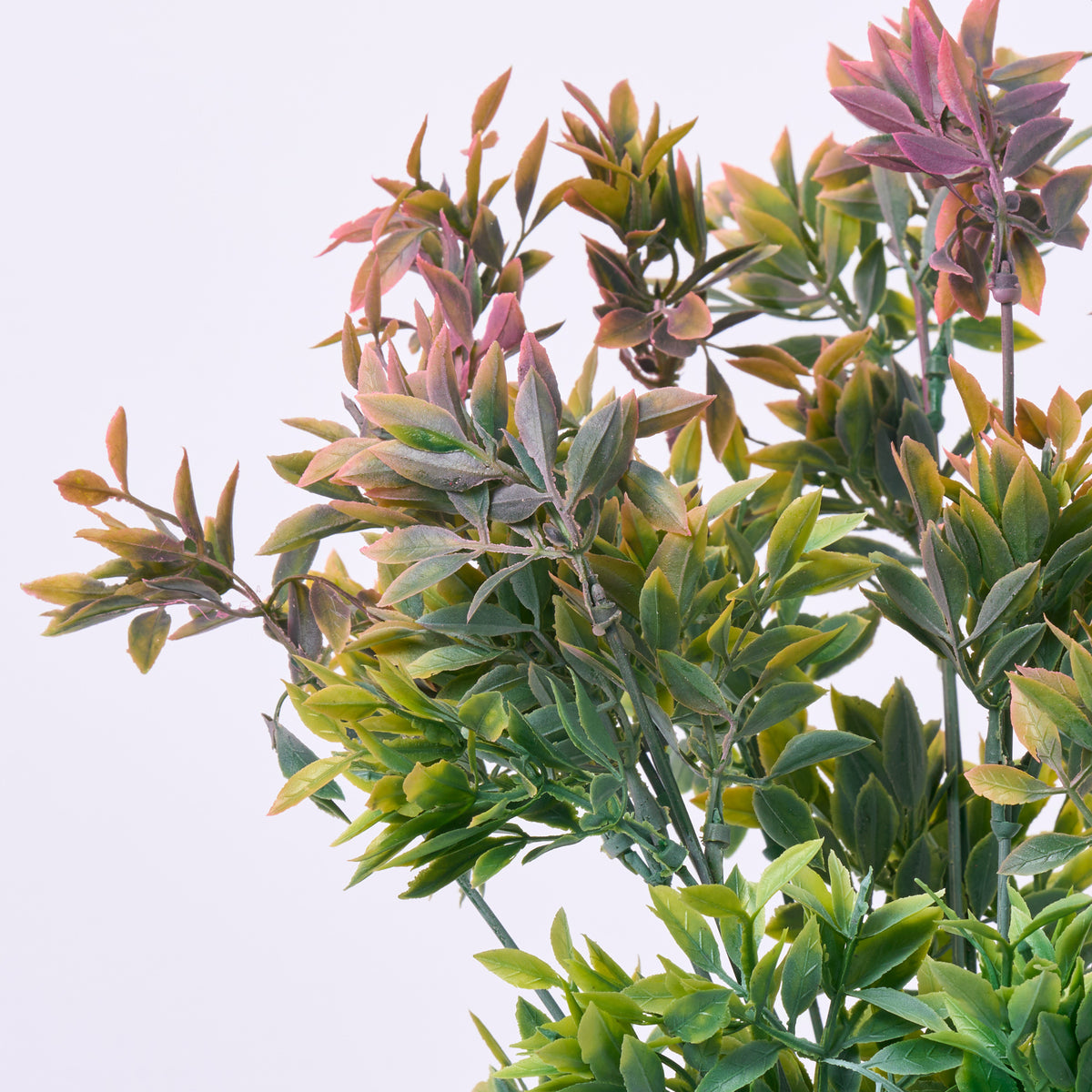 Pink & Green Faux Tea Leaf Bush Spray - 18" – Darby Creek Trading