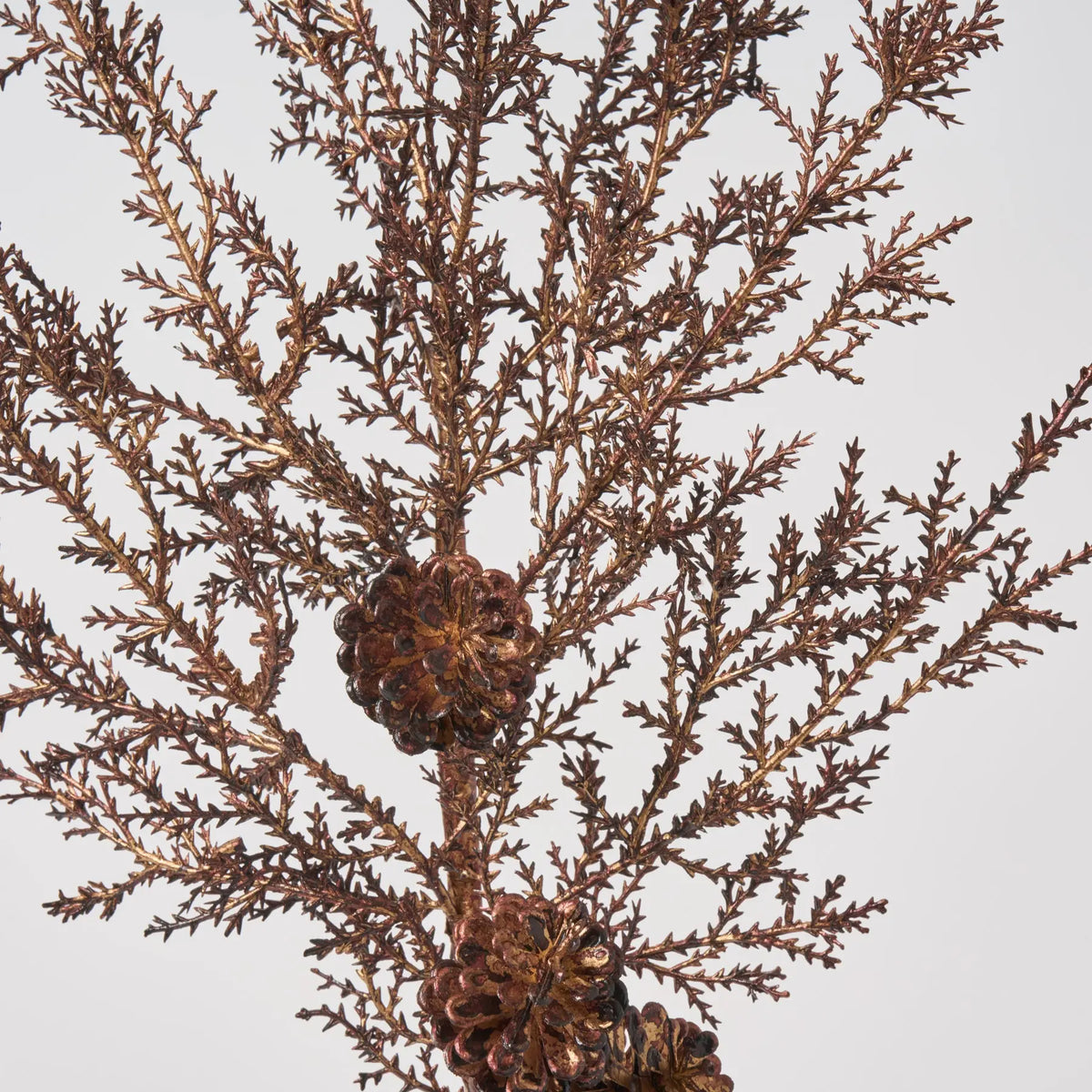 Copper Cedar & Bronze Metallic Pinecone Branch Spray - 32" – Darby ...