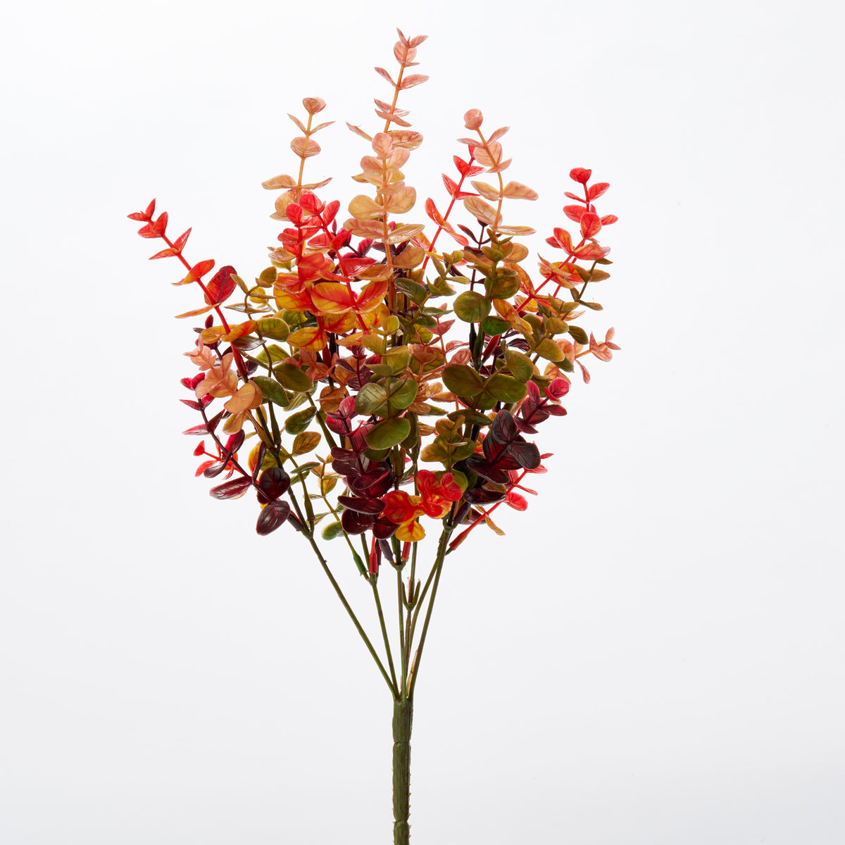 Autumnal Faux Eucalyptus Bush Faux Fall Foliage Spray - 17" – Darby ...