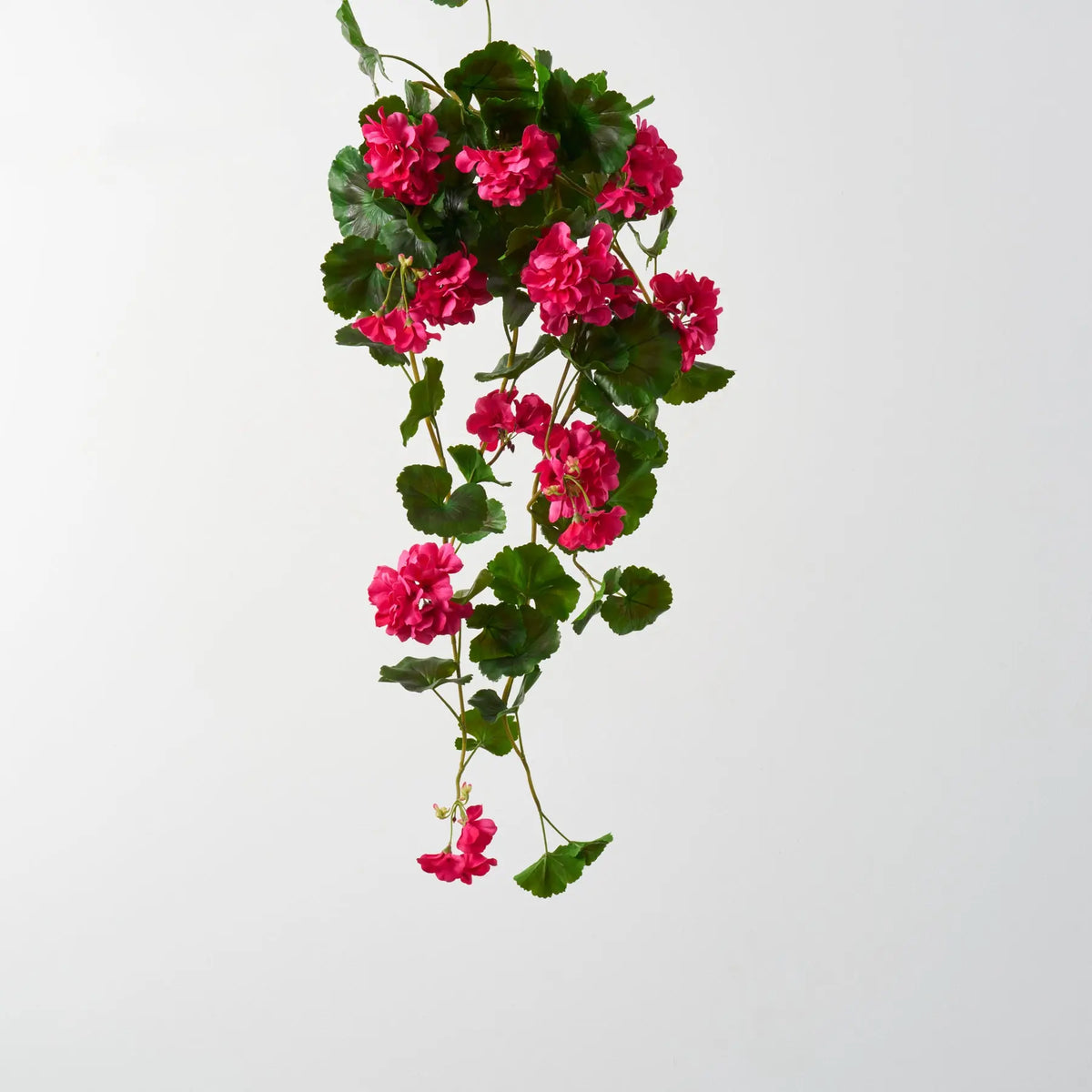 Real Touch Hot Pink Hanging Geranium Blush Faux Floral Spray - 36 ...