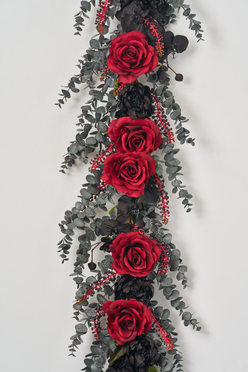Gothic Romance - Red Queen Rose, Black Orchid & Peony, Pokeberry & Mid ...