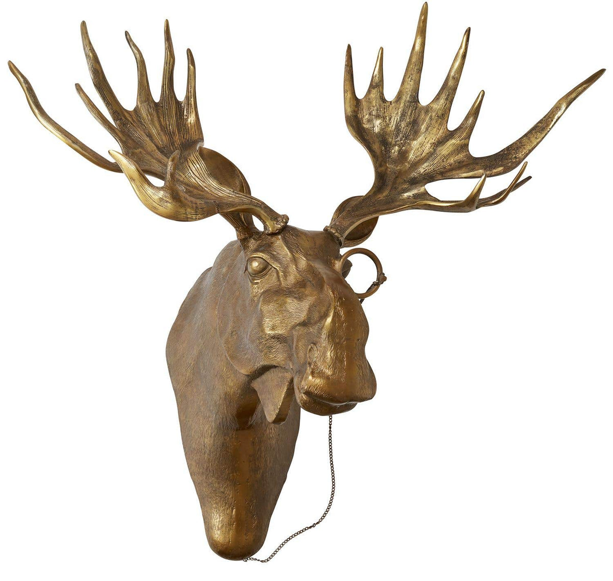 Eric + Eloise Collection - Eugene The Bull Moose Antler Monocle Bronze ...