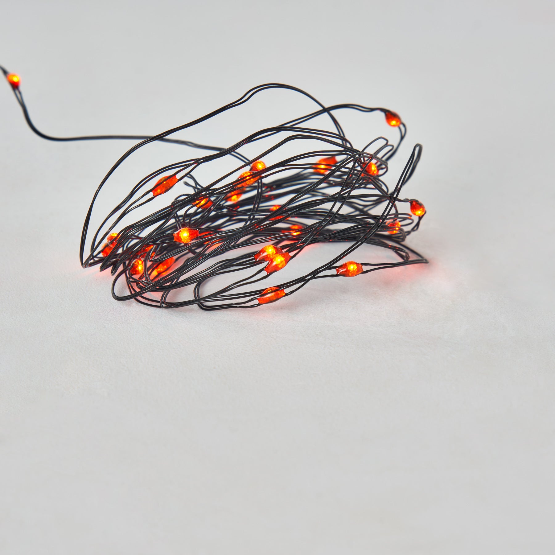 Orange Micro Led Lights Qbis 100 Sunset2, Red & Orange Micro LED