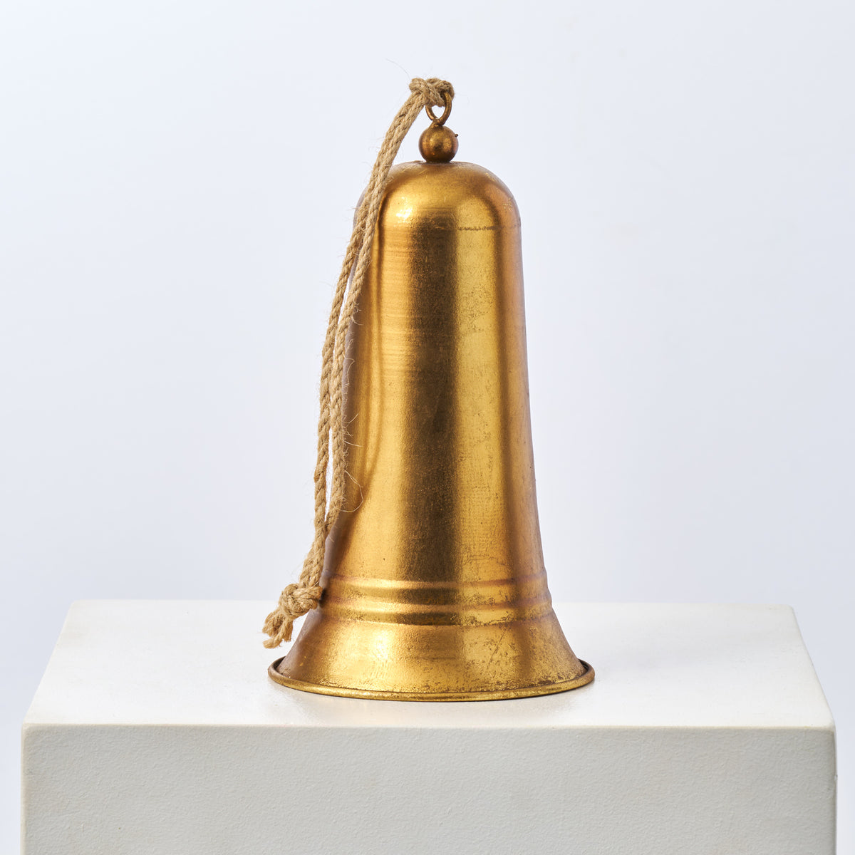 Large Gold Carillon Metal Bell 10" Hanging Holiday Decor – Darby Creek ...