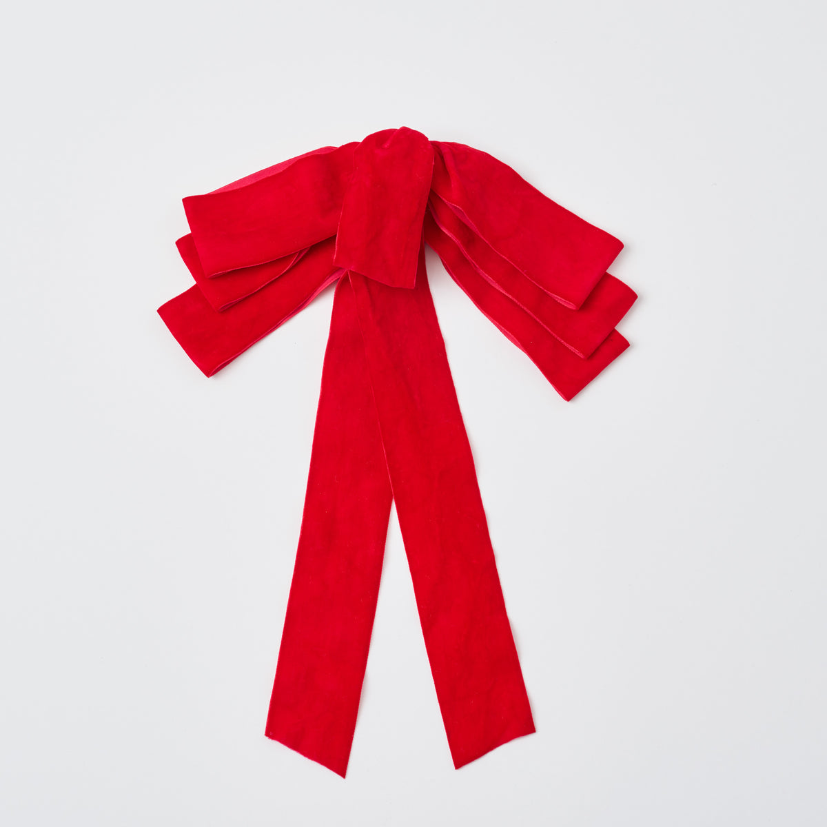Christmas Red Velvet Lux Holiday Drape Loop Bow – Darby Creek Trading