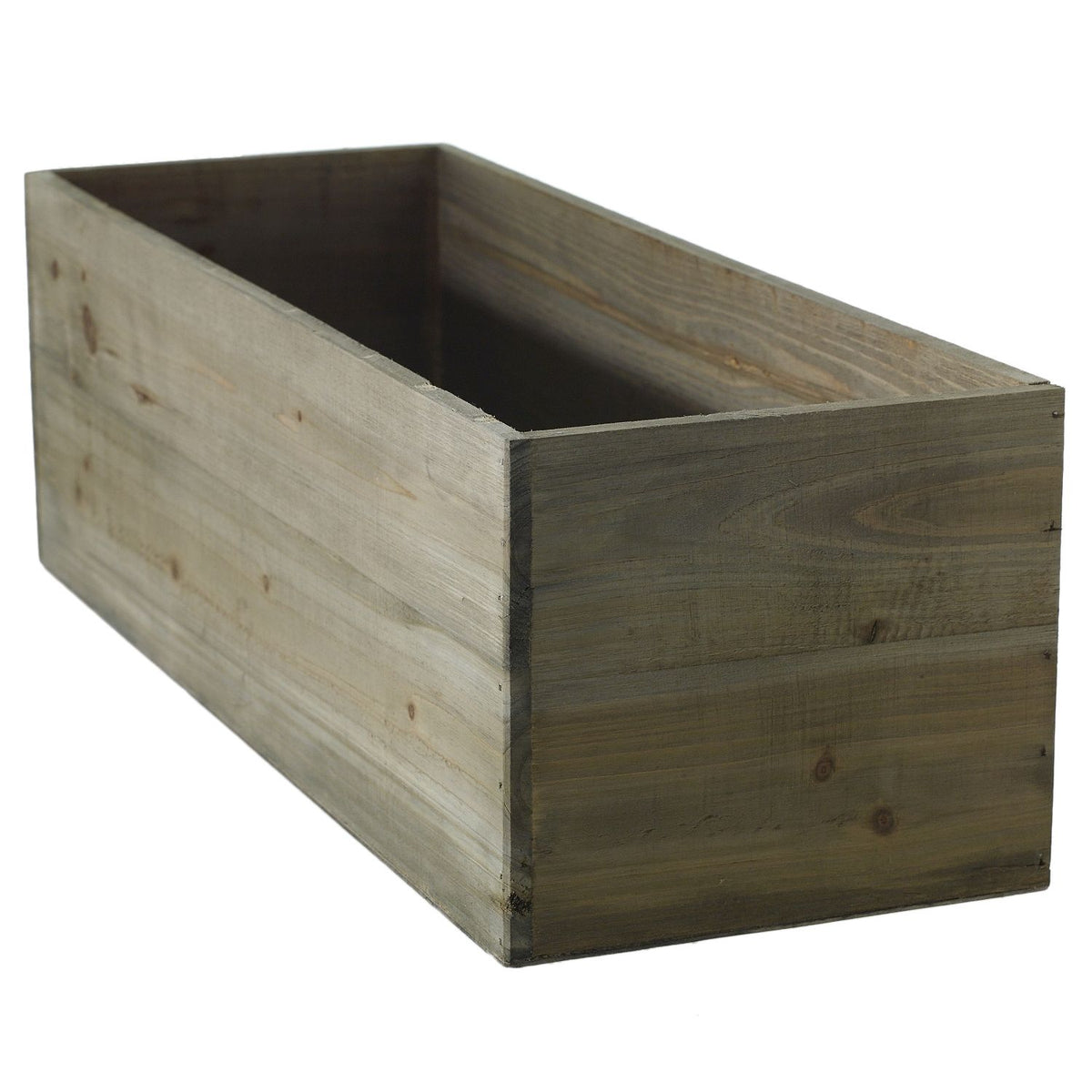 Natural Wood Woodland Rectangle Window Box Planter - 3 Sizes – Darby ...