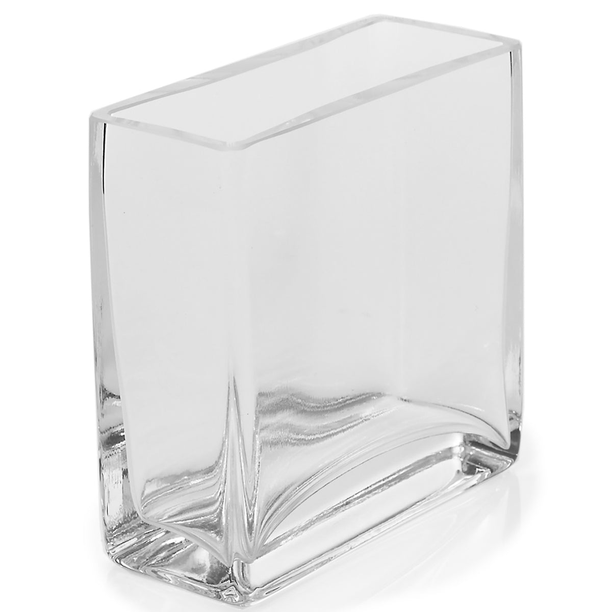 Small Modern Rectangle Glass Vase – Darby Creek Trading