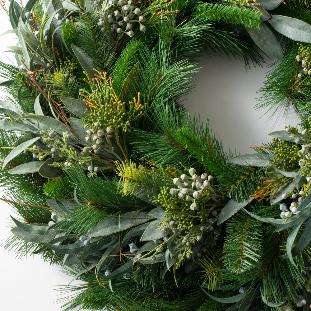seeded eucalyptus wreath