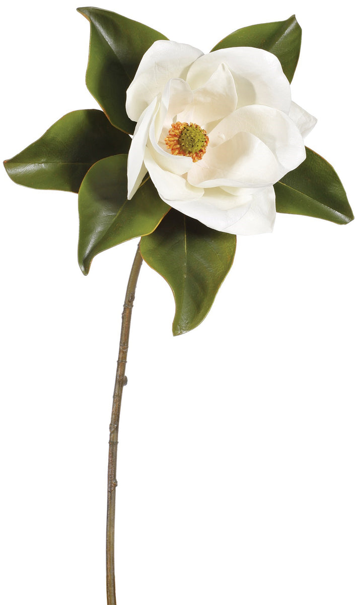 Real Touch Large Magnolia Bloom 29" Single Stem or Bundle of 3 – Darby ...