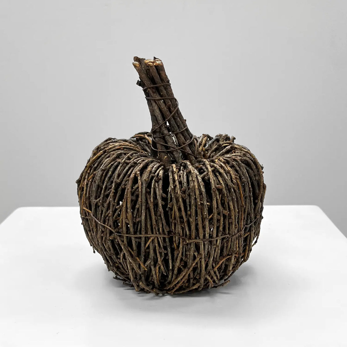 Natural Grapevine Twig Pumpkin Halloween Tabletop Mantle Fall Home Déc ...