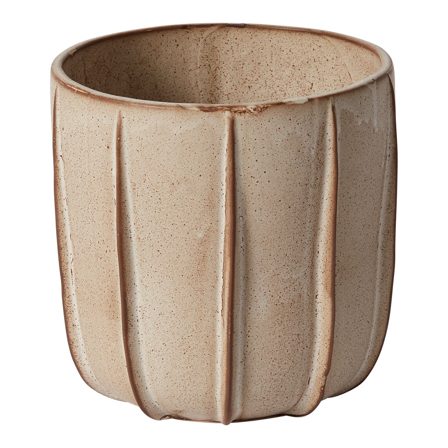 Modern Ridge Textured Ceramic Planter Pot – Darby Creek Trading