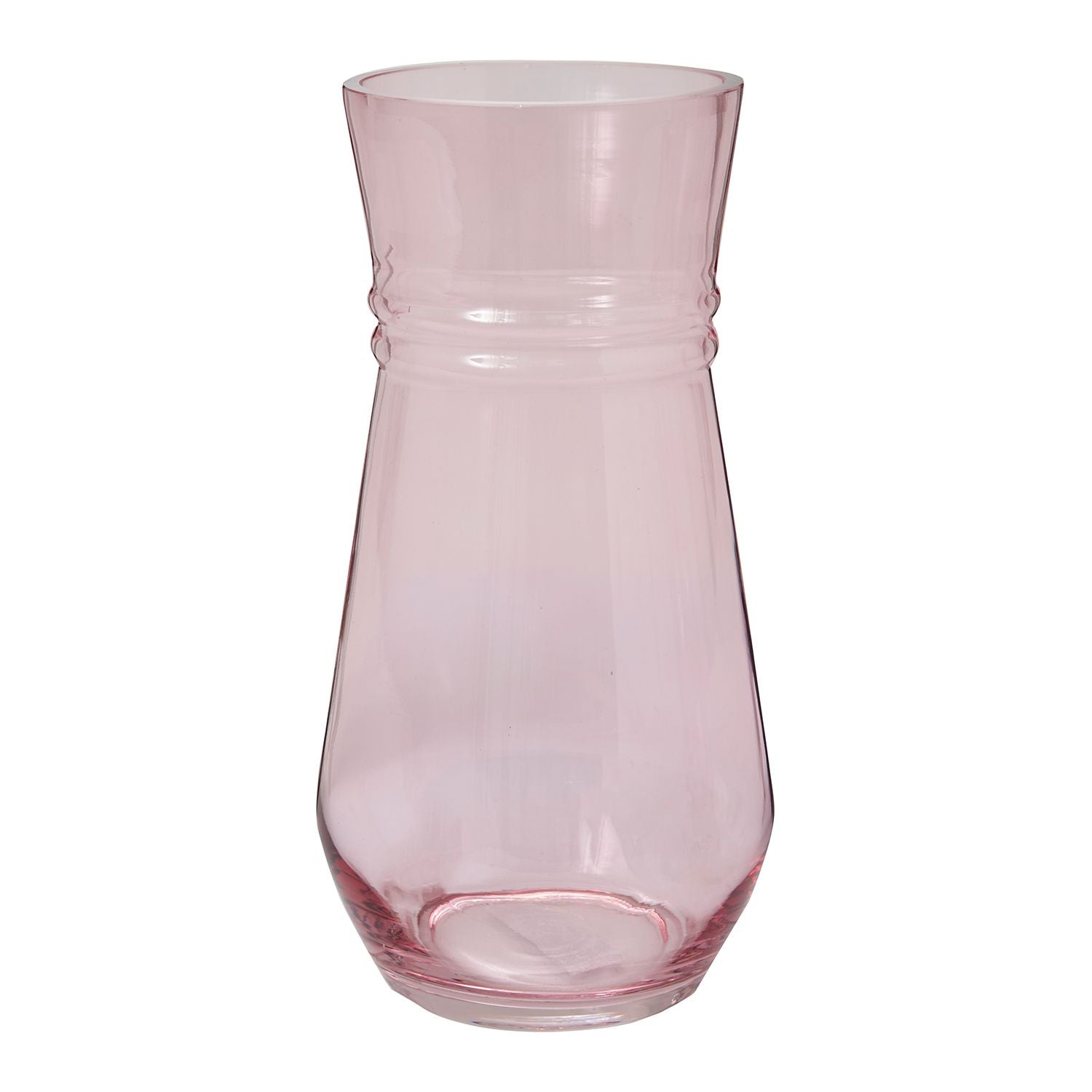Pink Tinted Glass Hurricane Floral Vase – Darby Creek Trading